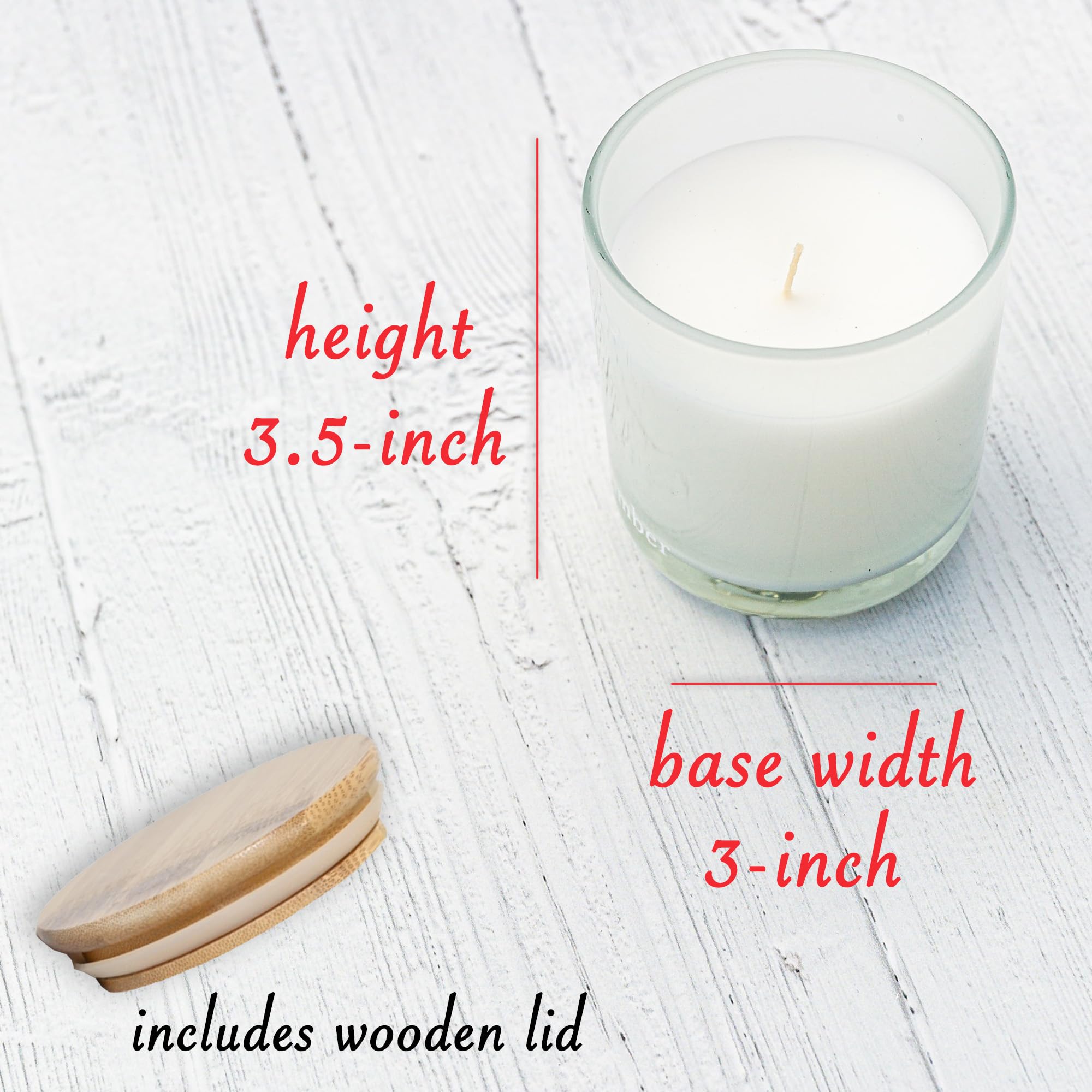 Christmas Pine Scented Soy Candle (8 ounce) – 100% Natural Soy Wax Candle with Christmas Tree Pine Scent, Great Office Gift for Women by Candleology