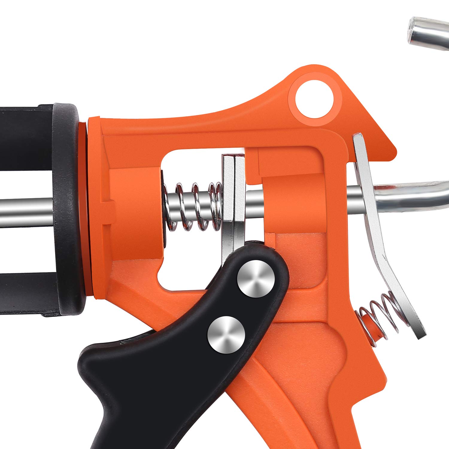 Finder Standard Size 10oz Silicone Caulking Gun, Manual Cartridge Rod Cradle,Fits 10 oz tube/cartridge (Caulking gun only)