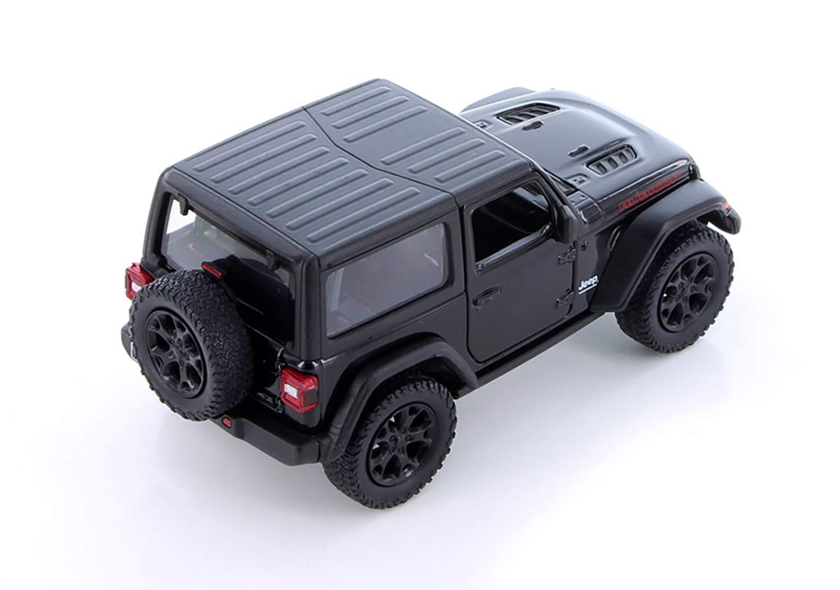 Wrangler Rubicon Inspired Replica 4x4 Hard Top Overlander Diecast Model Toy Car in Black