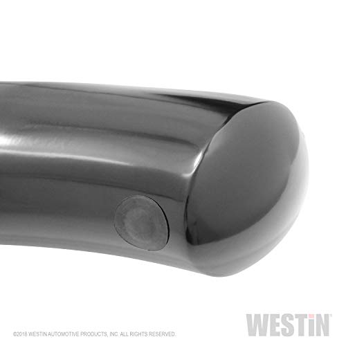 Westin 21-22775 Pro Traxx 4 Oval Nerf Step Bars fits 2005-2023 Tacoma Double Cab Black 1 Pair