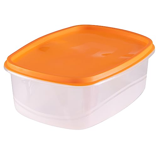 Kitchen Details 14 Piece Food Storage Container Set | Nested | 7 Containers and 7 Lids | Stackable | BPA Free | Dishwasher & Freezer Safe | 7 Sizes | Rainbow