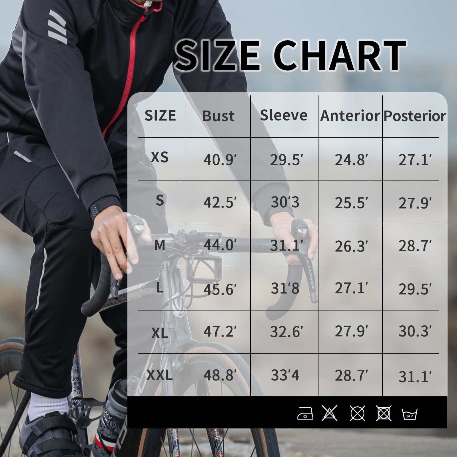 DIFOS Men's Windproof Running Cycling Jackets Windbreaker Thermal Bike Coat with Rear Pocket(S,Green)