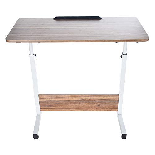 Toxz Household Office Desk Computer Task Table,Adjustable Height and Fold,Locking Casters,80CM 40CM,with Installation Tool(Ship from US!)