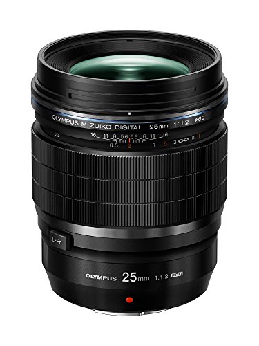 OM SYSTEM OLYMPUS M.Zuiko Digital ED 25mm F1.2 PRO For Micro Four Thirds System Camera, Ultra Bright F1.2 lens, Weather Sealed Design, MF Clutch, L-Fn Button