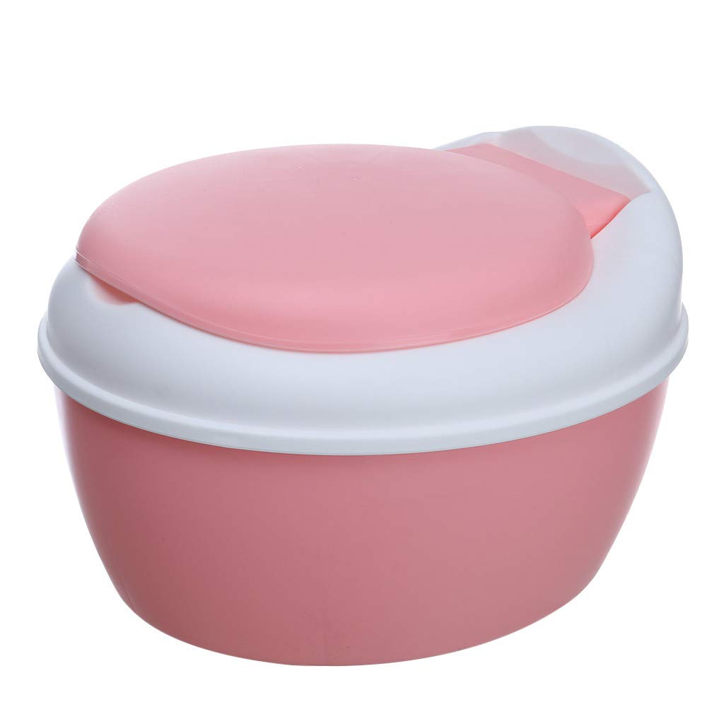 Toxz Multi-Stage 3-in-1 Potty Training Toilet for Baby,Removable and Easy to Clean,Backrest and Anti-Slip Stripe,Urinary Mouth Anti-Spray Design,Non-Toxic,Plastic Vinyl Material(Ship from US!)
