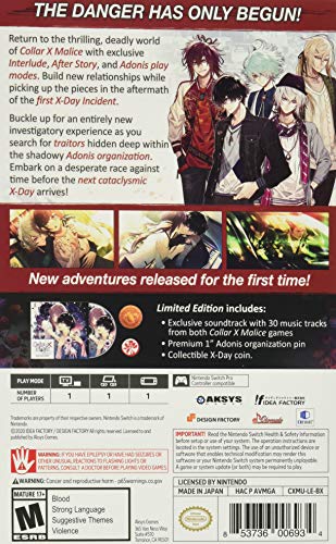 Collar X Malice Unlimited Limited Edition - Nintendo Switch