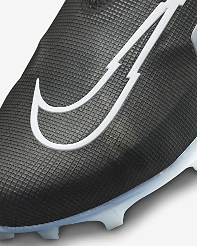 Nike Alpha Menace Elite 3 CT6648-001 Black-White Men's Football Cleats 8 US