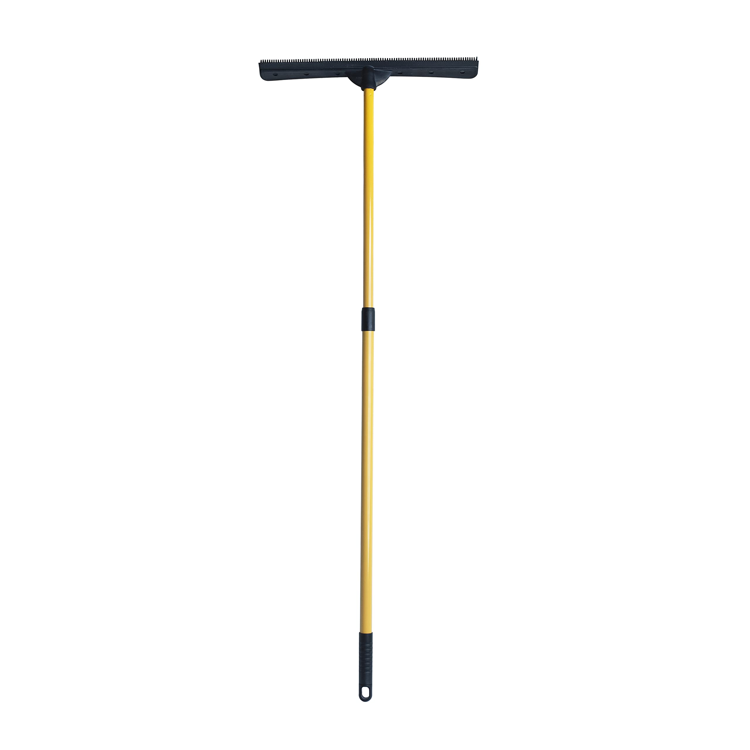 FURemover XL Heavy Duty Pet Hair Remover Broom, Multi-Surface Squeegee Rubber Broom, Extra Large 18-Inch Broom Head, Black and Orange & Duo, 2-Sided Lint Brush, Dog Multi-Brush, Red
