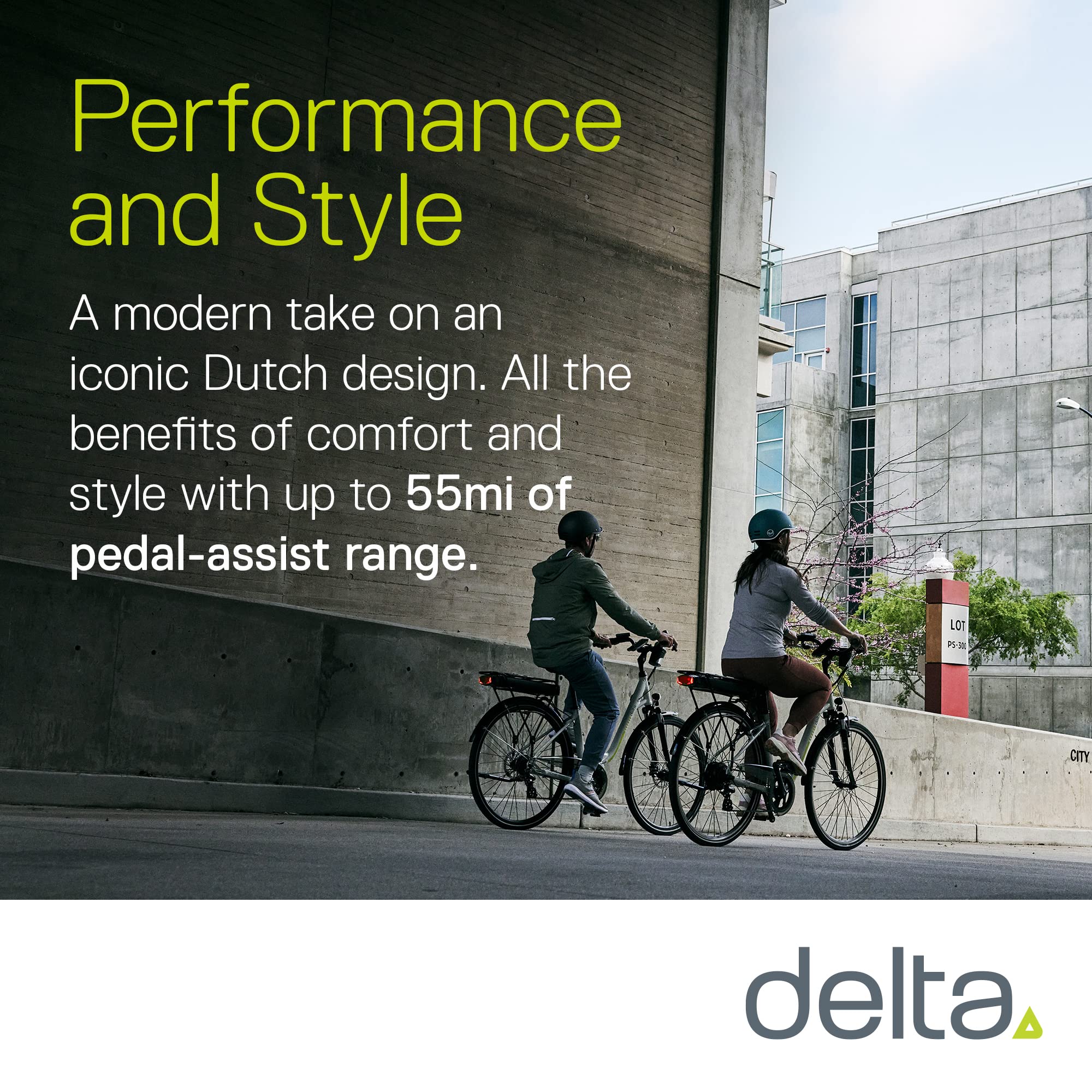 Electric Bike, Delta Cycle rDrive Ebike - 396Wh Lithium-Ion Battery, 55 Miles On A Single Charge - 7 Speed Shimano Gear System, Front & Rear V-Brakes - Safety Lights, Storage Rack & Kickstand