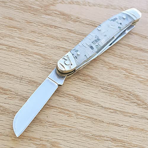 Easy Money Open Folding Pocket Knife Stainless Steel Blade Currency Handle 1886 Outdoor Survival Hunting Knife for Camping by Survival Steel