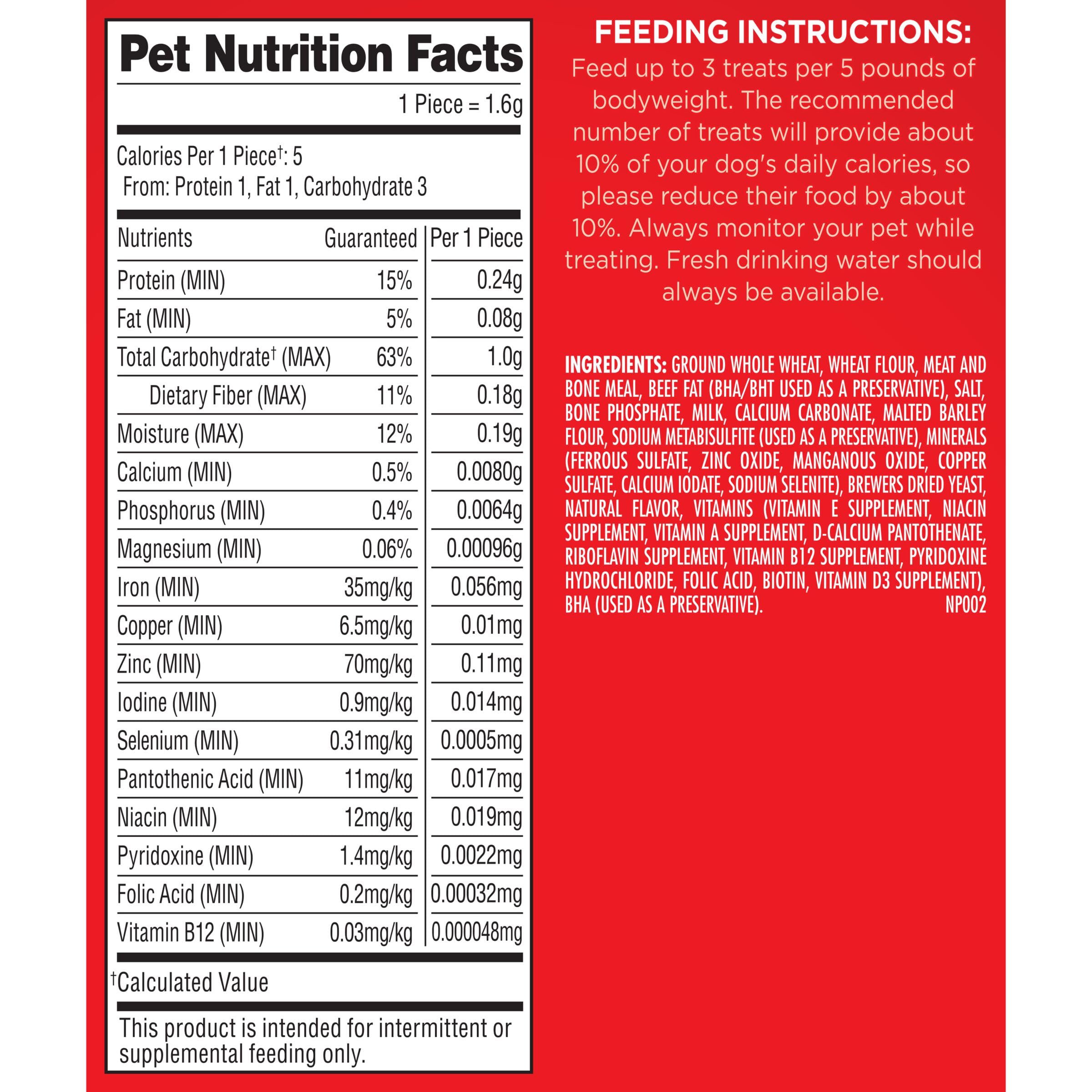 Milk-Bone Mini's Original Dog Biscuits, 15 Ounce (Pack of 6)