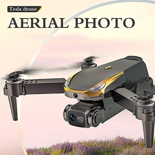Mini Drone, Foldable Dual 1080P Camera HD Drone, 2.4GHz WiFi Quadcopters with Control, 3-Level Flight Speed, Gravity Control, Rolling 360°, for Adults & Kids Gift