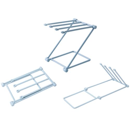 WHZAZGW Home Kitchen Countertop Dishcloth Drying Rack Foldable Kitchen Rag Rack, Towel Bar Rack, Desktop Waterlogging Rag Holder