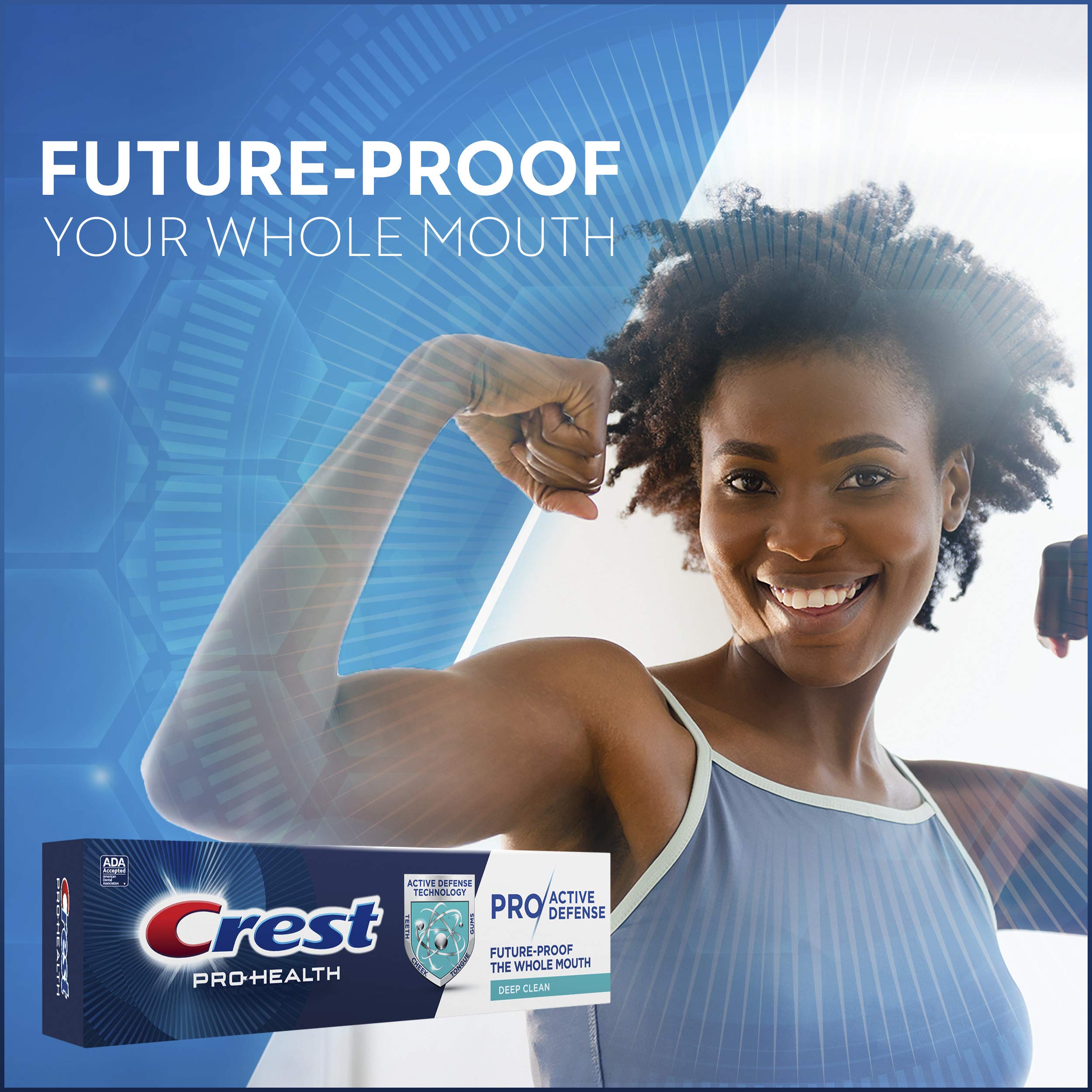 Crest Pro-Health Pro|Active Defense Deep Clean Toothpaste, 4.0 oz, Pack of 3