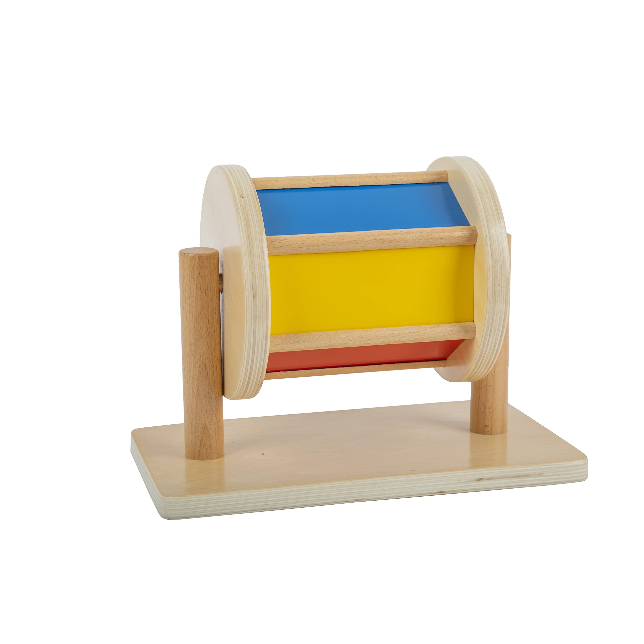 Tiger Montessori Spinning Rainbow Drum Toys for 612 Month Babies Infant 3 Month 1 Year Toddlers TI4501