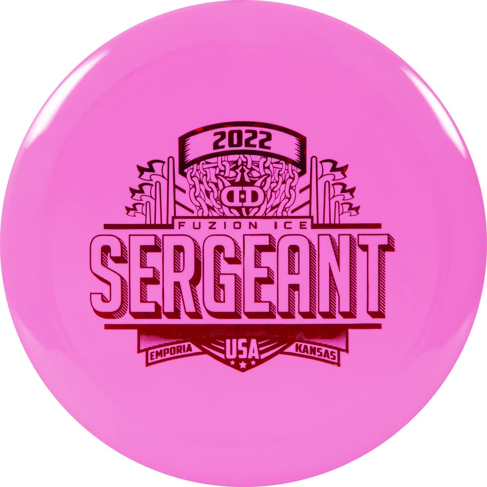 Dynamic Discs 2022 PDGA World Championships Fuzion Ice Sergeant Distance Driver Golf Disc [Colors Will Vary] - 173-176g