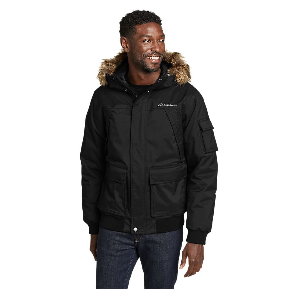 Eddie Bauer Men's Superior Down Bomber Jacket, Antique Bronze, X-Large