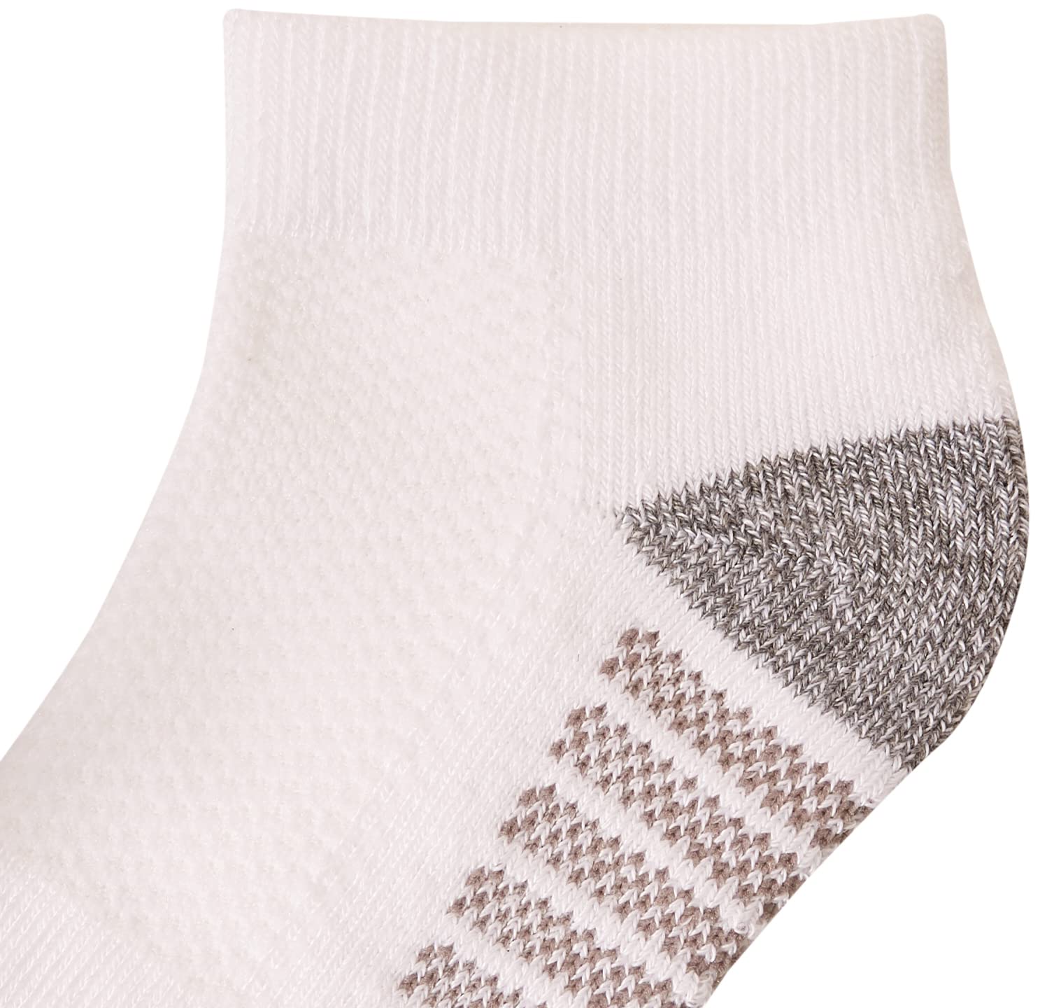 Columbia Men's 6 Pack Athletic Low Cut Socks, White/Columbia Grey, Shoe Size 6-12