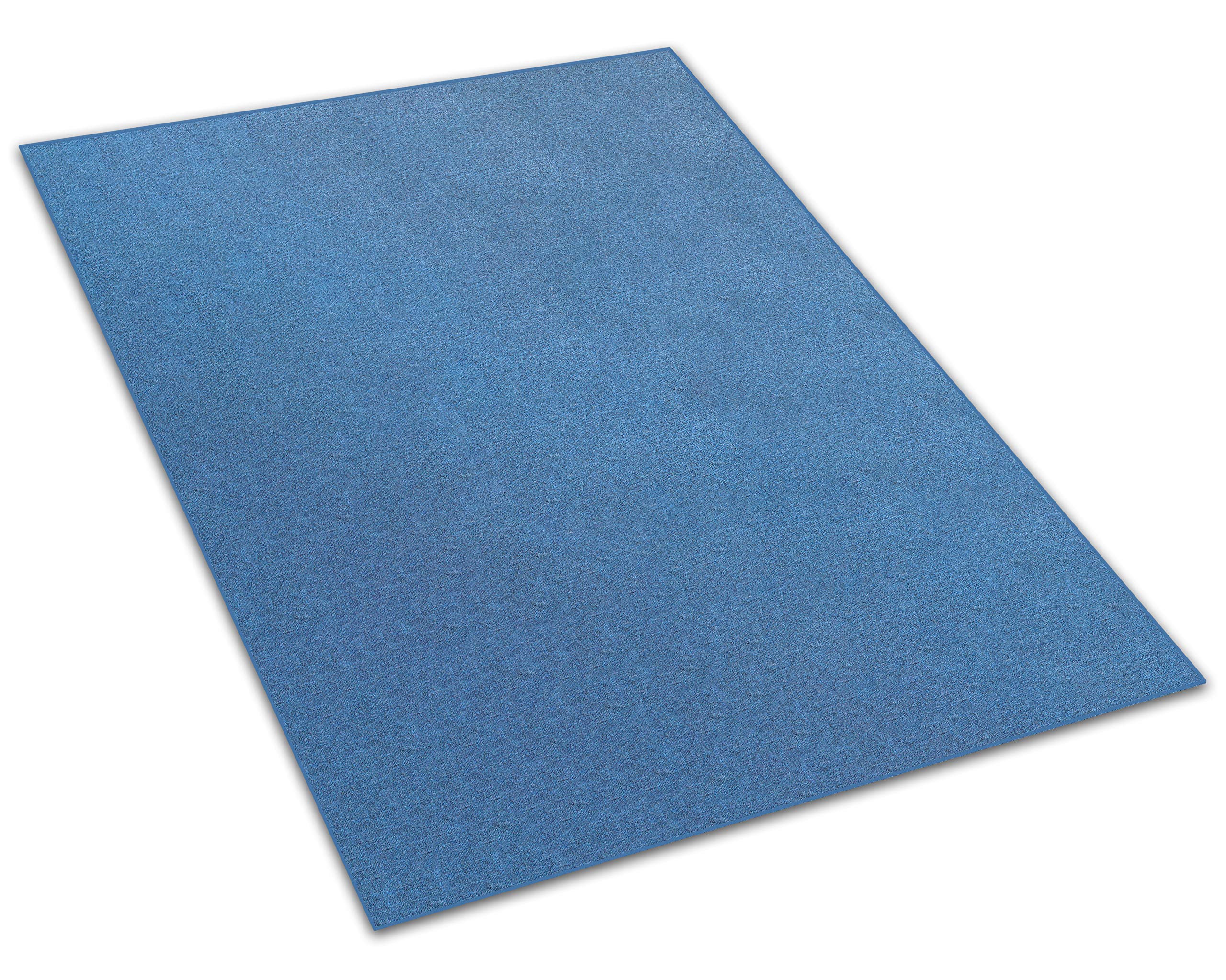 KOECKRITZ 12'x14' - Cobalt - Indoor/Outdoor Area Rug Carpet, Runners & Stair Treads with a Premium Nylon Fabric Finished Edges