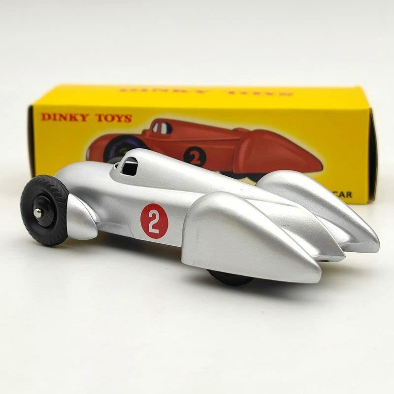 DeAgostini 1/43 Dinky Toys 23D for Auto Union Racing Car #2 Silver Diecast Model Toys Car Limited Collection Auto Gift