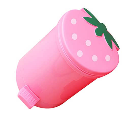 NUOBESTY Mini Desktop Wastebasket Mini Trash Can Tabletop Trash Can Small Garbage Bin with Lid Small