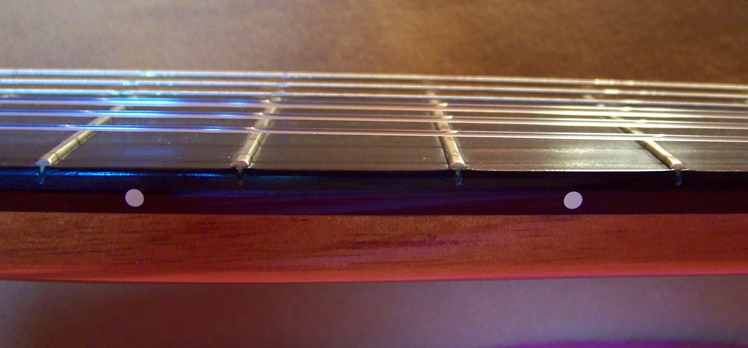 Classical Guitar Fret Markers - Dry Transfer Small Ivory Dots from Rosette