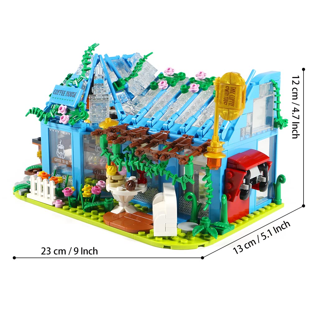 EDGKODK Flowers House Building Toys for Girls Aged 8-12, 637 Pieces