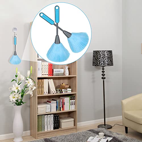 FVIEXE 8PCS 10 Inch Mini Feather Dusters for Cleaning, Small Microfiber Delicate Duster Laptop Computer Keyboard Electrostatic Cleaning Duster Washable, Screen Static Dusting Wand
