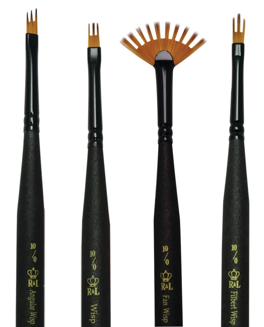 Fan Wisp Size 10/0 High Detailing Art Paint Brush