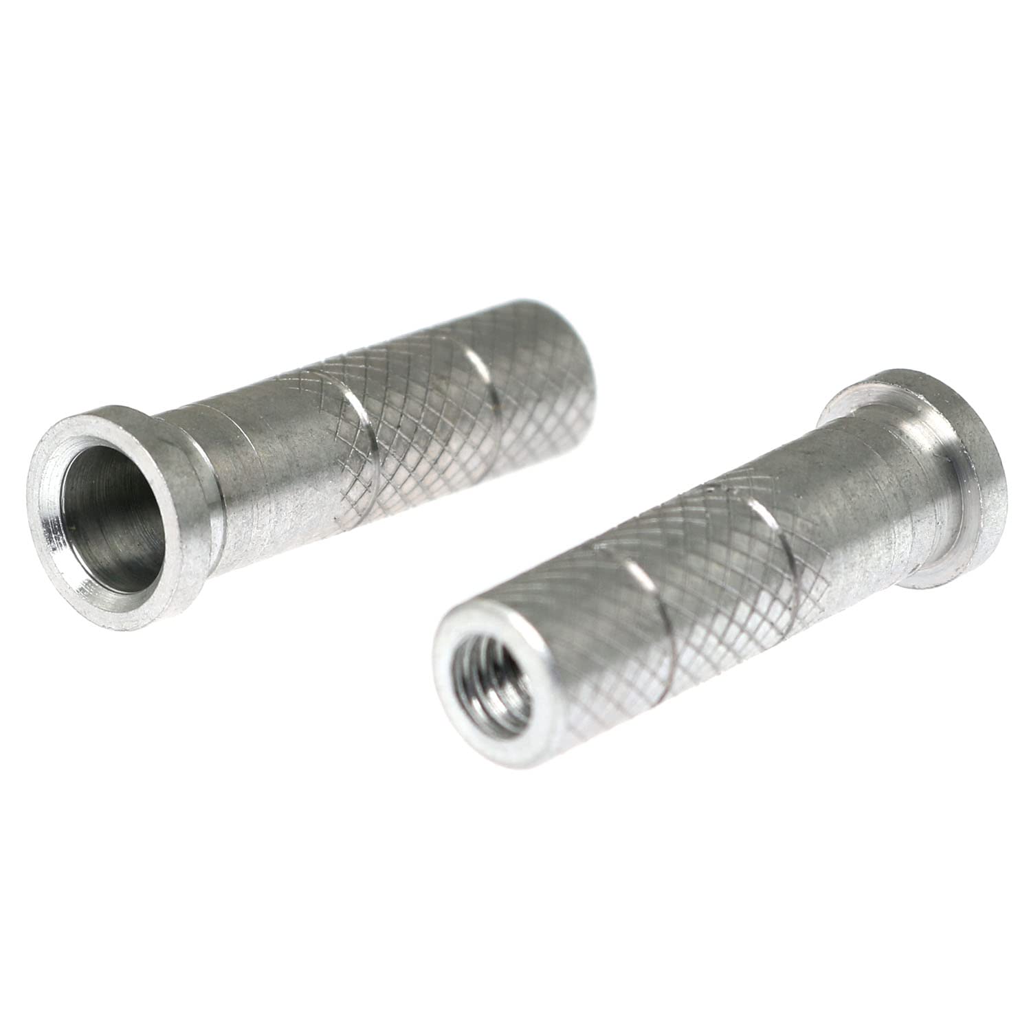 DZS Elec Arrow Insert Base 12PCS Arrow Aluminum Alloy Inserts Field Points Bolt with Inner Diameter 0.244inch / 6.2mm Arrow insents Shaft for Archery Accessories Arrow Tips Insert