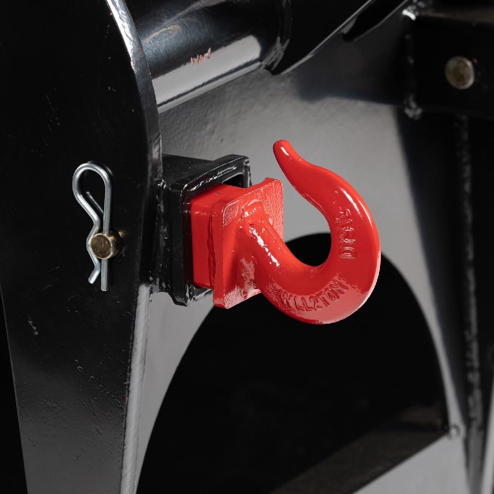 Titan Attachments Skid Steer 60†HD Demolition Grapple Bucket Attachment with Hooks
