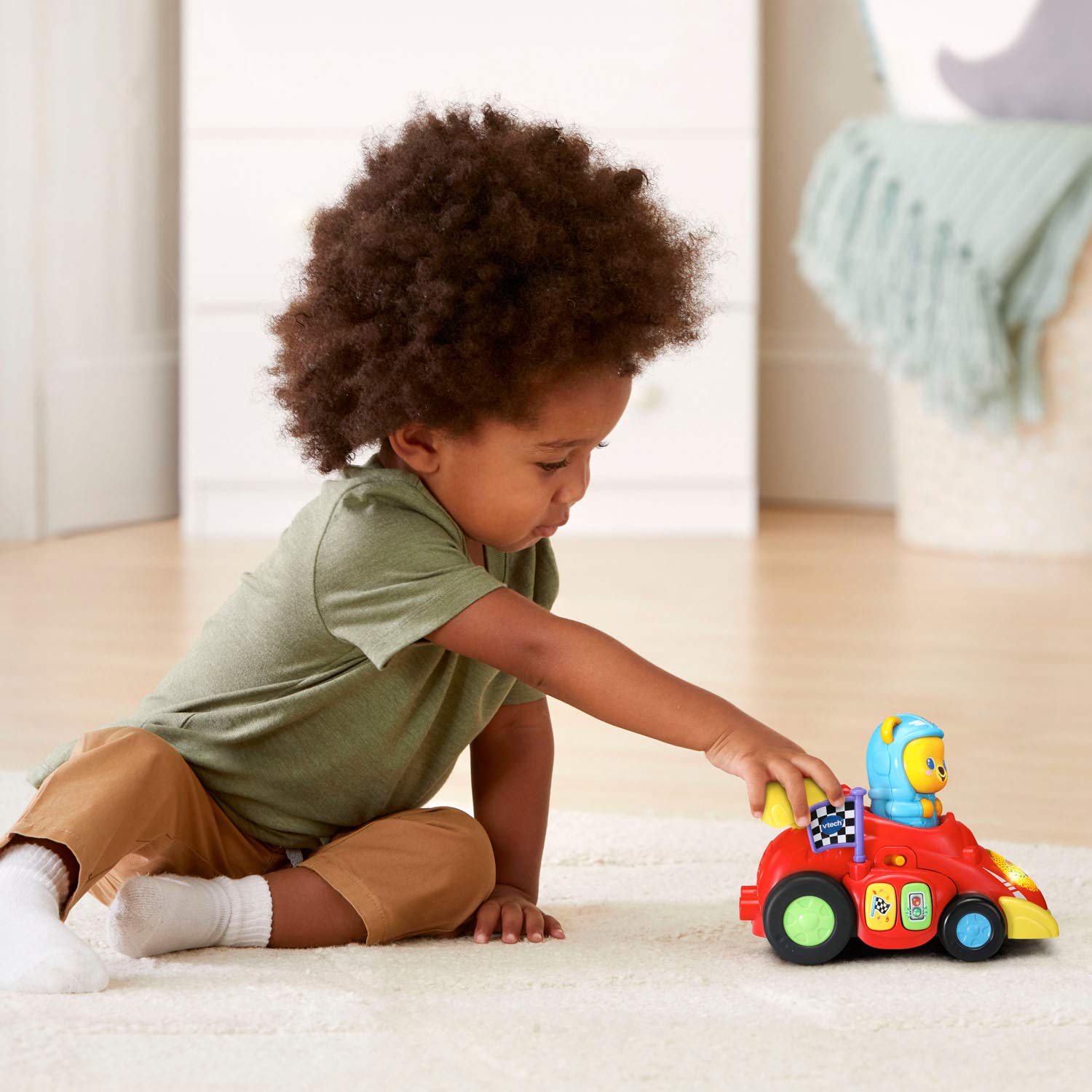 VTech Press and Pull Racer, Red