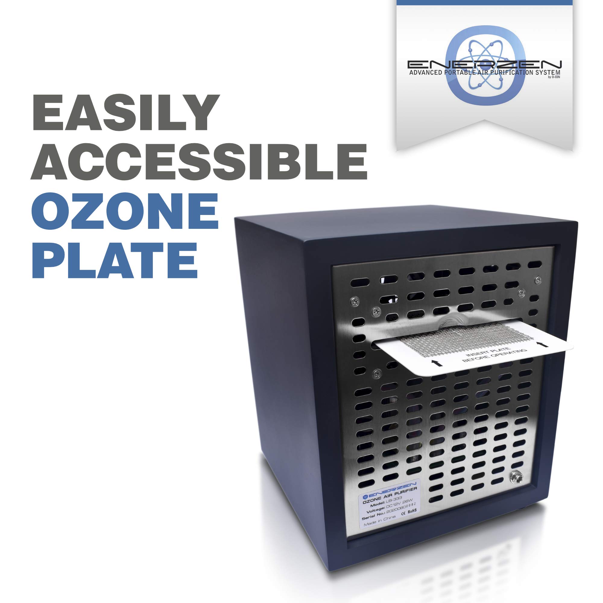 Enerzen by OION Technologies LB-555 Commercial 6-in-1 HEPA Air Purifier 4000 Sq. Ft. Ozone Ionizer Cleaner Clean Air