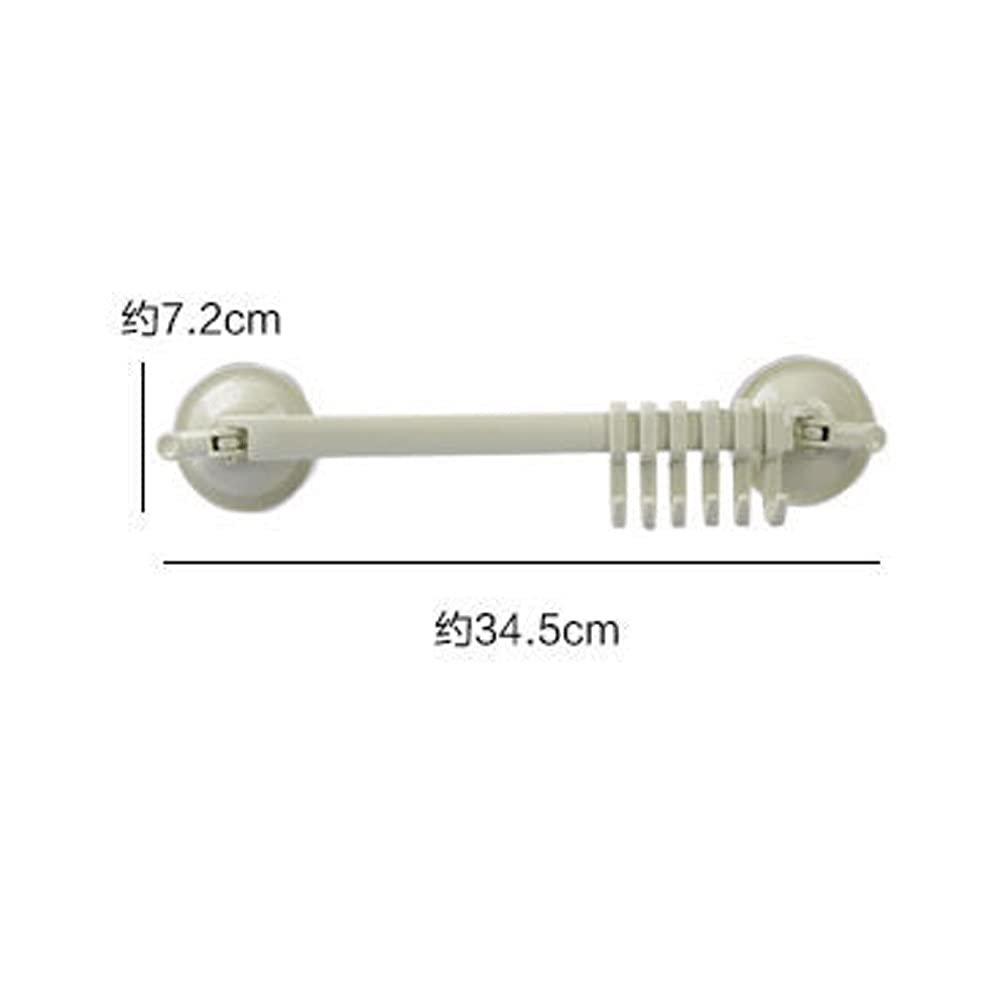 GOOFFY Door Metal Hooks for Hanging Suction Cup Hooks for Shower, Bathroom, Kitchen, Glass Door, Mirror, Tile – Holder for Hanging Up to 10 Lbs Hanger