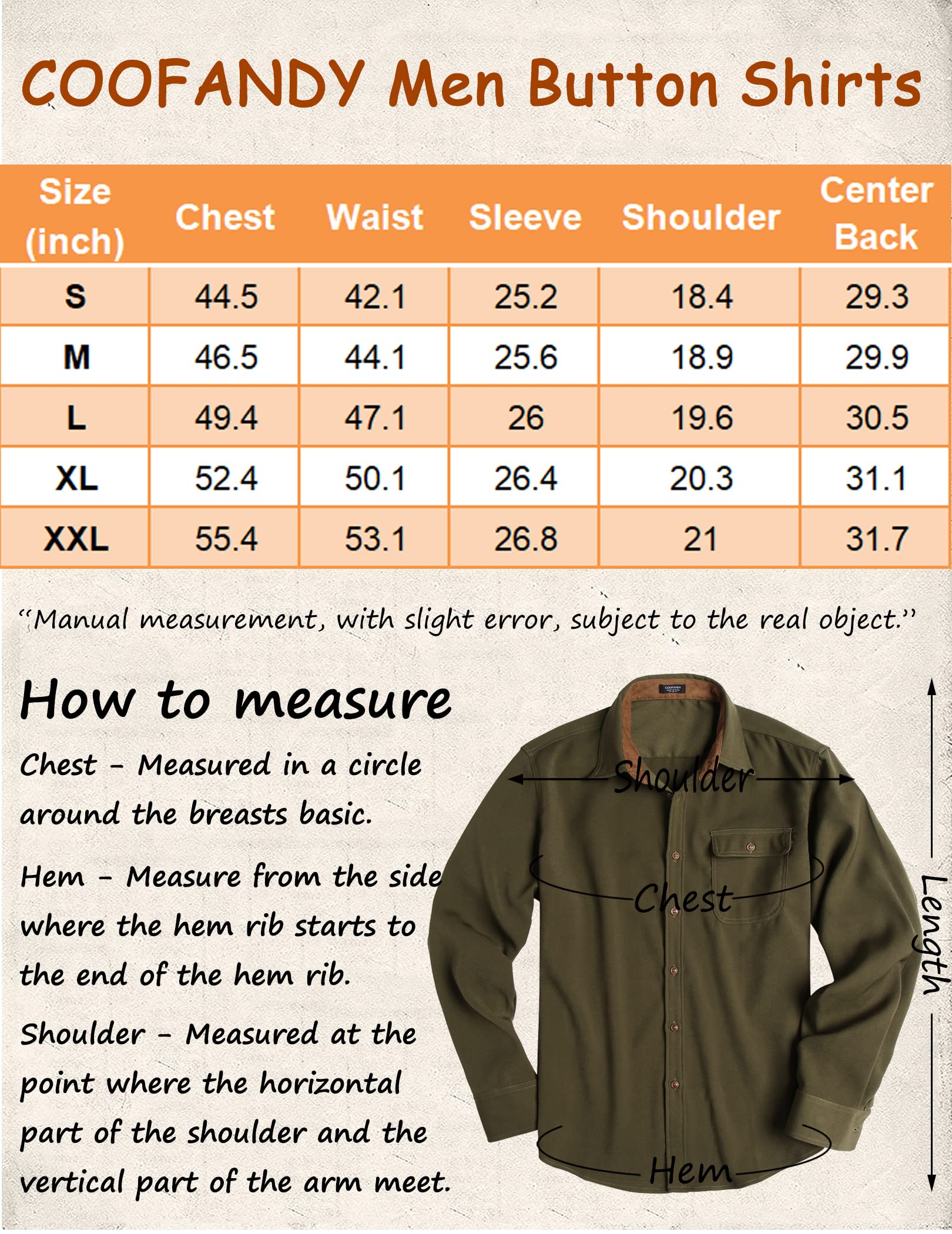 COOFANDY Men's Shirt Jacket Lightweight Flannel Plaid Shirt Long Sleeve Button Shirts Black