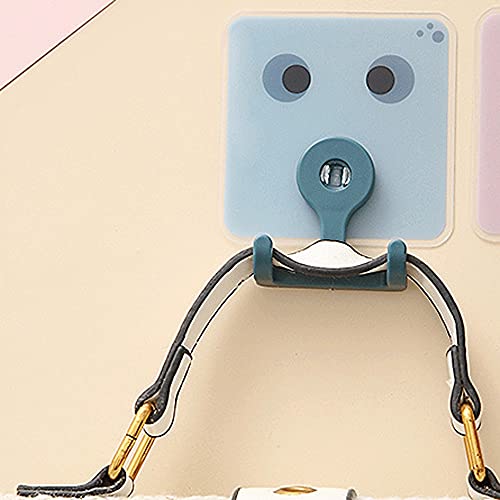 GOOFFY Door Metal Hooks for Hanging Shower, Bathroom, Kitchen, Glass Door, Mirror, Ceramic Tile Suction Cup Hook-no Punching, Double headhooks Hanger