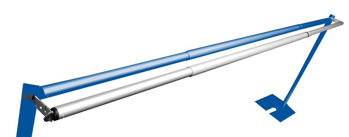 OnlineEEI, Double Layer Adjustable Crossbar and Hangers for use with Pipe and Drape Kit, 8-10ft Width