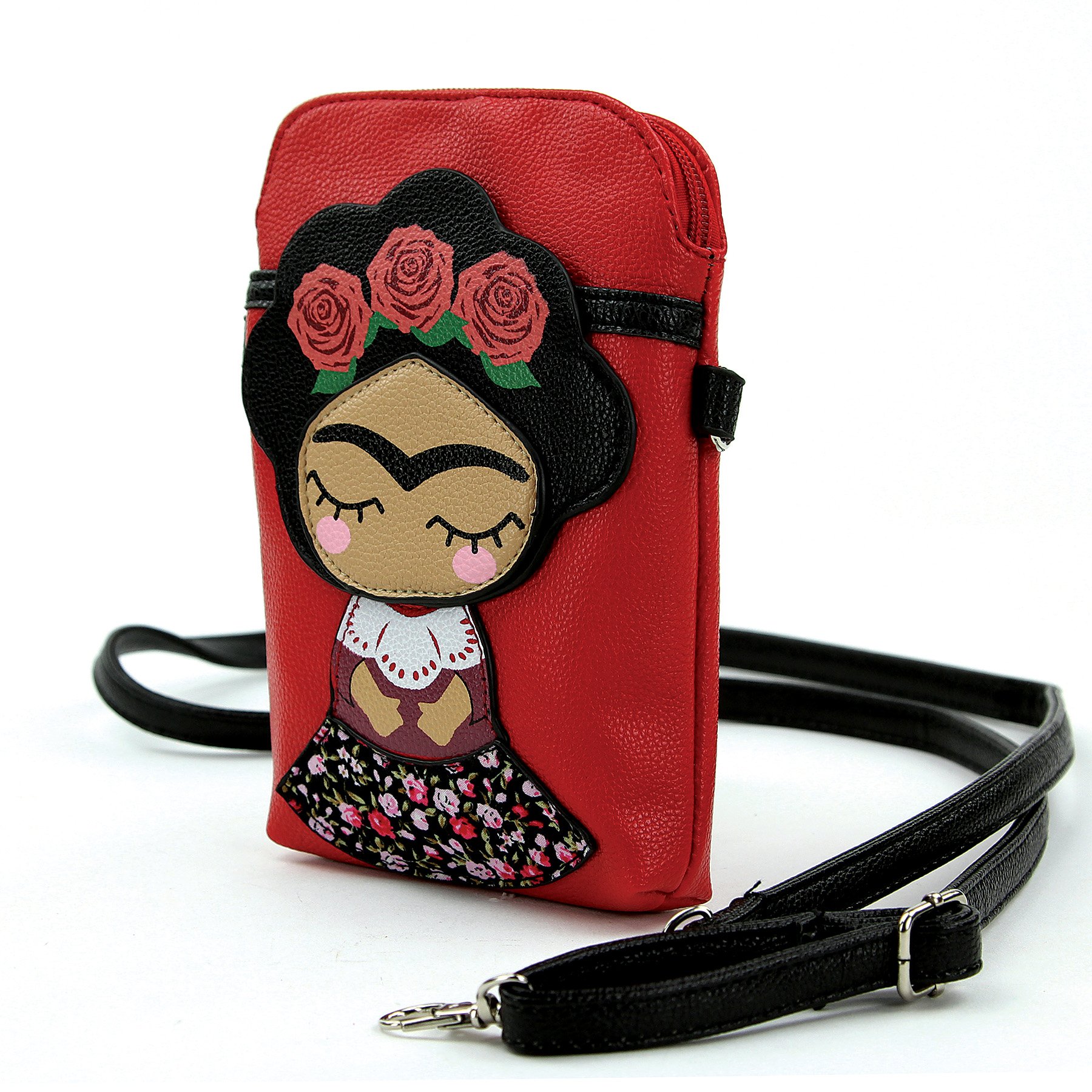 Unibrow Girl Crossbody Pouch in Vinyl