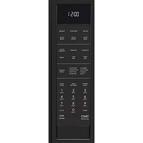 Sharp SMC1585BB Carousel 1.5 Cubic Foot 900W Kitchen Countertop Convection Microwave Oven, Black (Renewed)
