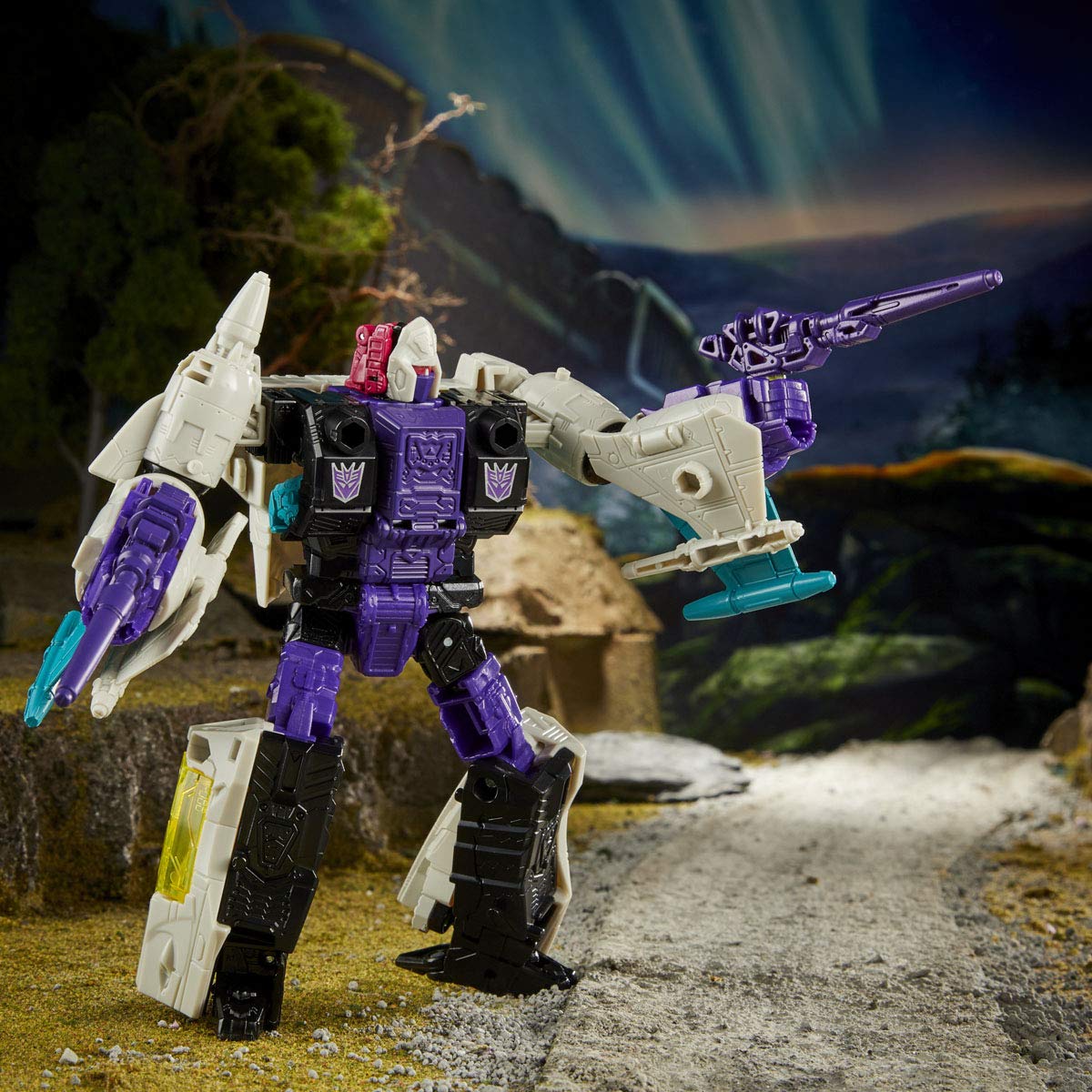 Transformers Toys Generations War for Cybertron: Earthrise Voyager WFC-E21 Decepticon Snapdragon Triple Changer Action Figure - 8 and Up, 7-inch