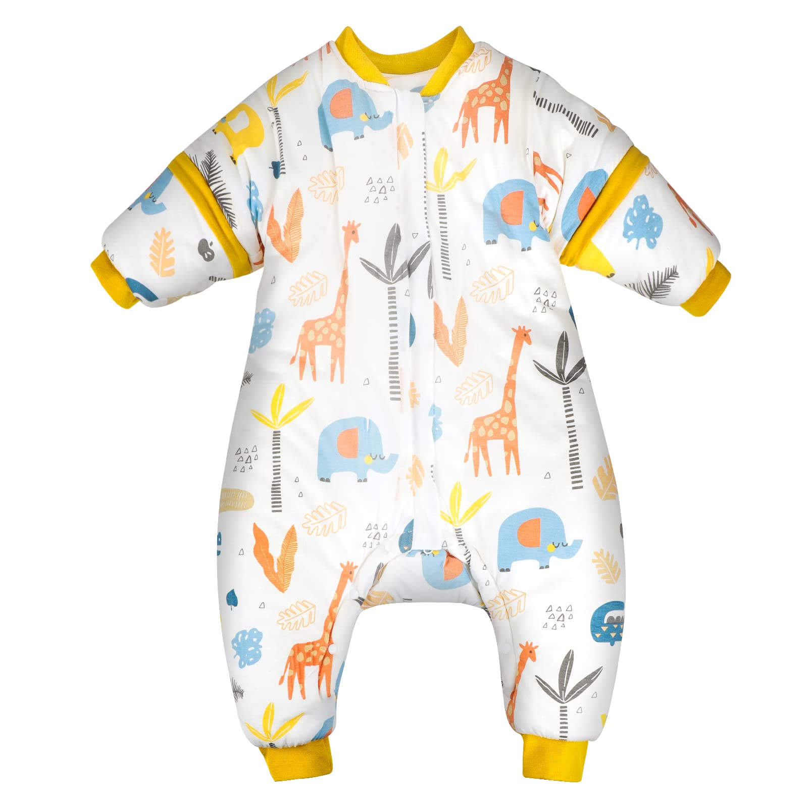 MooMoo Baby Sleep Sack Toddler Sleeping Sack with Feet Winter Toddler Wearable Blanket with Legs Thicken 3.5 Tog Girl 5T-6T