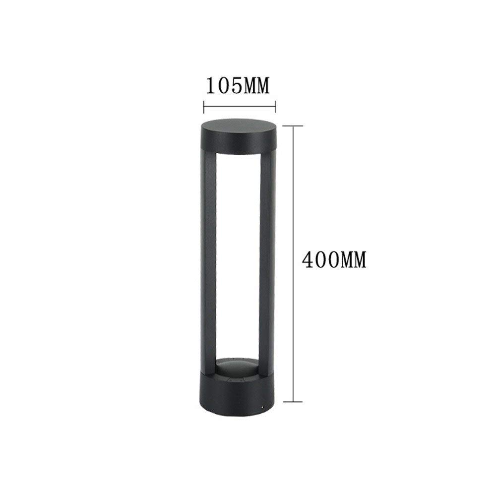 ZZYJYALG Modern Minimalist Lawn Waterproof Column Light Outdoor Aluminum Rust-Proof LED Garden Light Garden Villa Landscape Pillar Light Home Garden Post Lantern