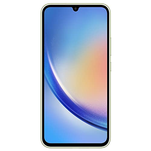 SAMSUNG Galaxy A34 5G Dual SIM (256GB, 8GB) 6.6" 120Hz AMOLED, Octa-Core, 48MP Triple Camera, 4G Volte (GSM Unlocked for T-Mobile, Metro, Global) International Model A346M/DSN (w/ 256GB SD, Lime)