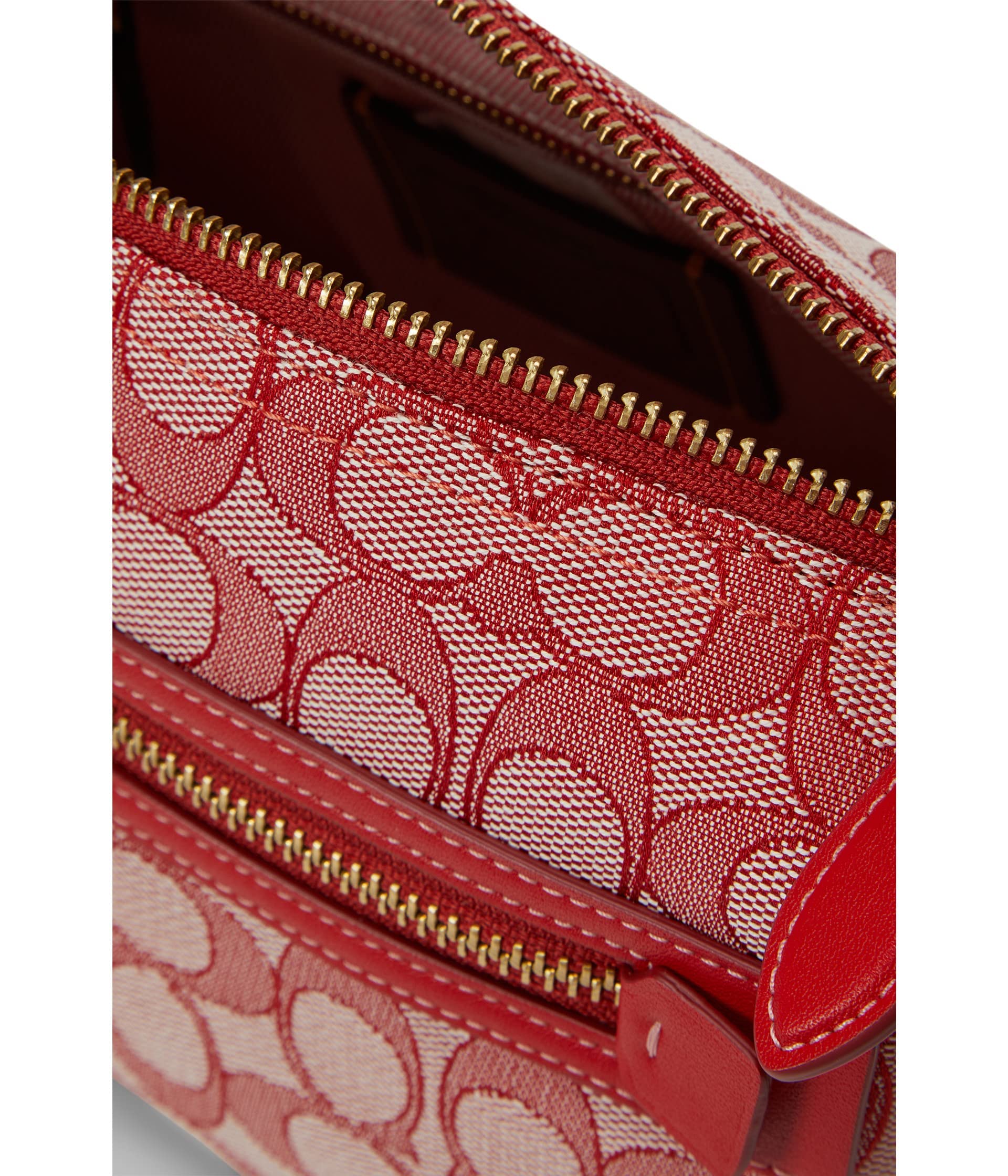 COACH Signature Jacquard Demi Bag Sport Red Sport Red One Size