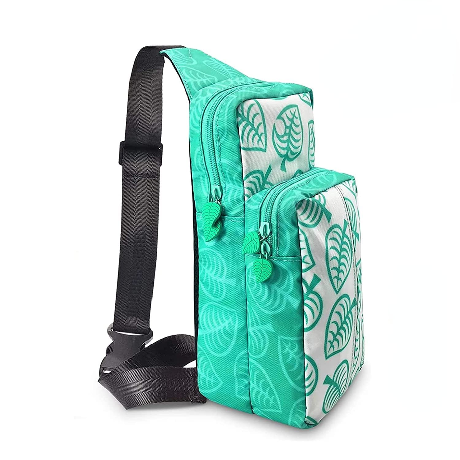 Eamily Nylon Waterproof Portable Shoulder bags Compatible for Nintendo Switch/Switch OLED & Accessories, Backpack Crossbody Travel Bag, Carrying Case