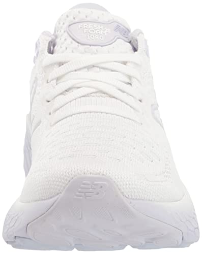 New Balance Women's Fresh Foam X 1080 V12 Running Shoe, White/Libra/Violet Haze, 8 Wide