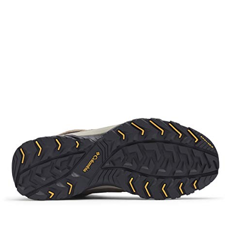 Columbia Men's Crestwood Mid Waterproof, Cordovan/Squash, 16