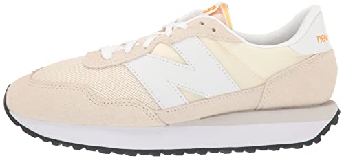 New Balance Women's 237 V1 Sneaker, Calm Taupe/White, 10