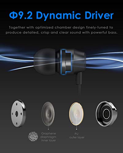 PALOVUE Lightning Headphones Earphones Earbuds in-Ear Magnetic MFi Certified with Microphone Compatible iPhone 14 13 12 11 Pro Max iPhone X XS Max XR iPhone 7 8 Plus iPad Metallic Black