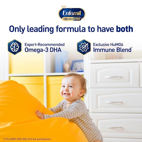 Enfamil NeuroPro Baby Formula, Triple Prebiotic Immune Blend with 2'FL HMO & Expert Recommended Omega-3 DHA, Inspired by Breast Milk, Non-GMO, Refill Box, 36.4 Oz (Packaging May Vary)